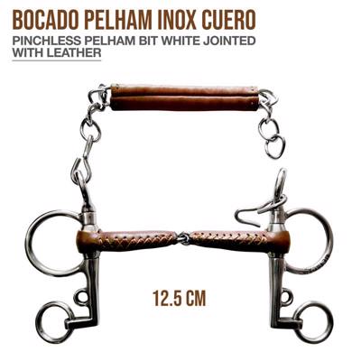 FREIO PELHAM INOX COURO PS2501102 - O Mundo da Equitação - Material ...